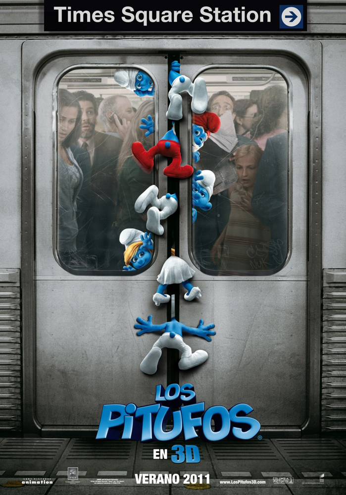 Cartaz Internacional do Filme Os Smurfs | VEJA