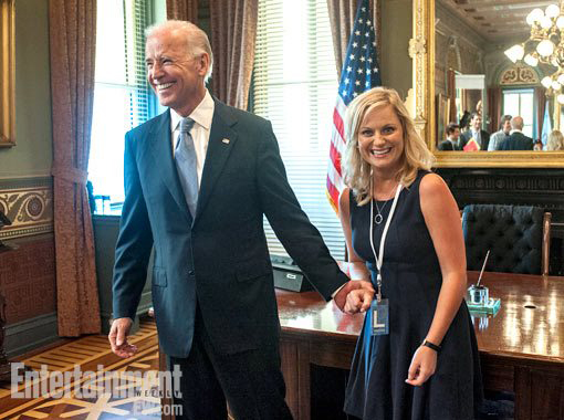 ‘Parks & Recreation’ recebe a visita de Joe Biden | VEJA