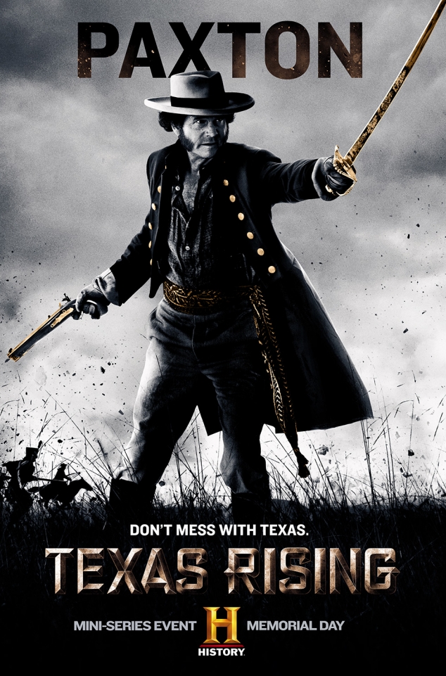 Cartazes de ‘Texas Rising’, nova minissérie do History Channel | VEJA