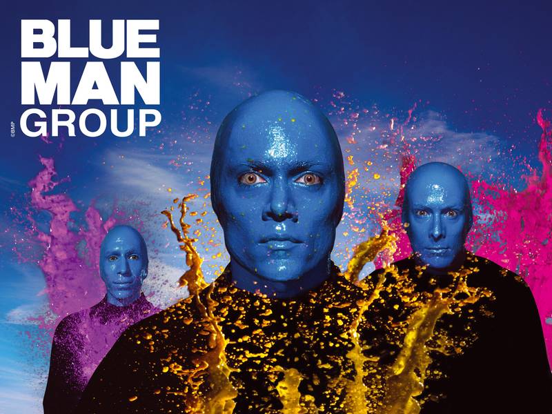 Apoio ao Blue Man Group | VEJA