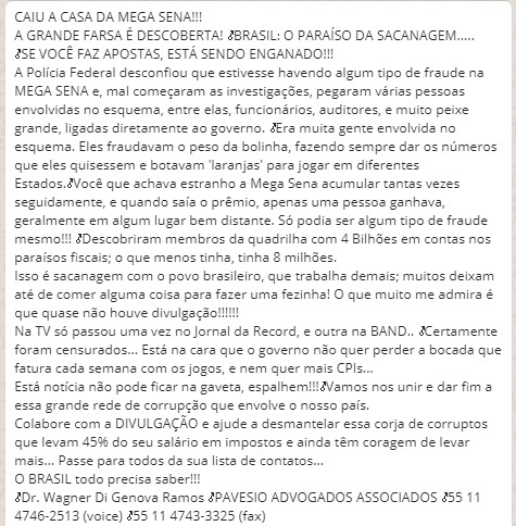 Polícia Federal descobriu fraude bilionária na Mega-Sena? | VEJA