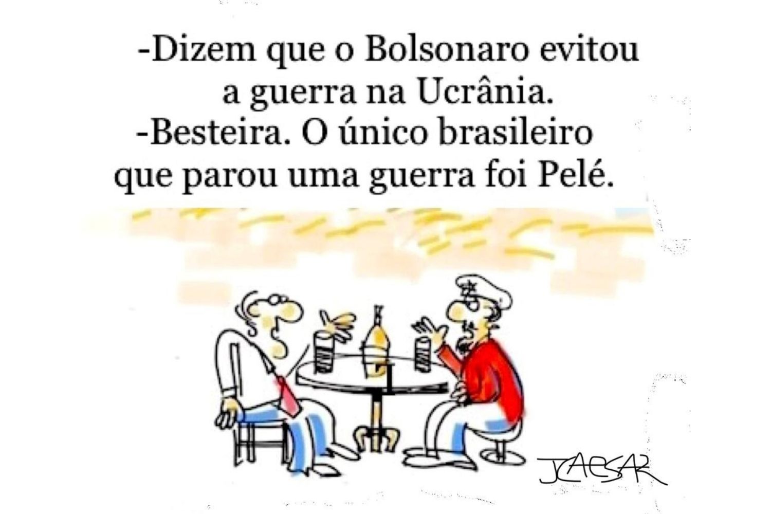 Charge do JCaesar | VEJA