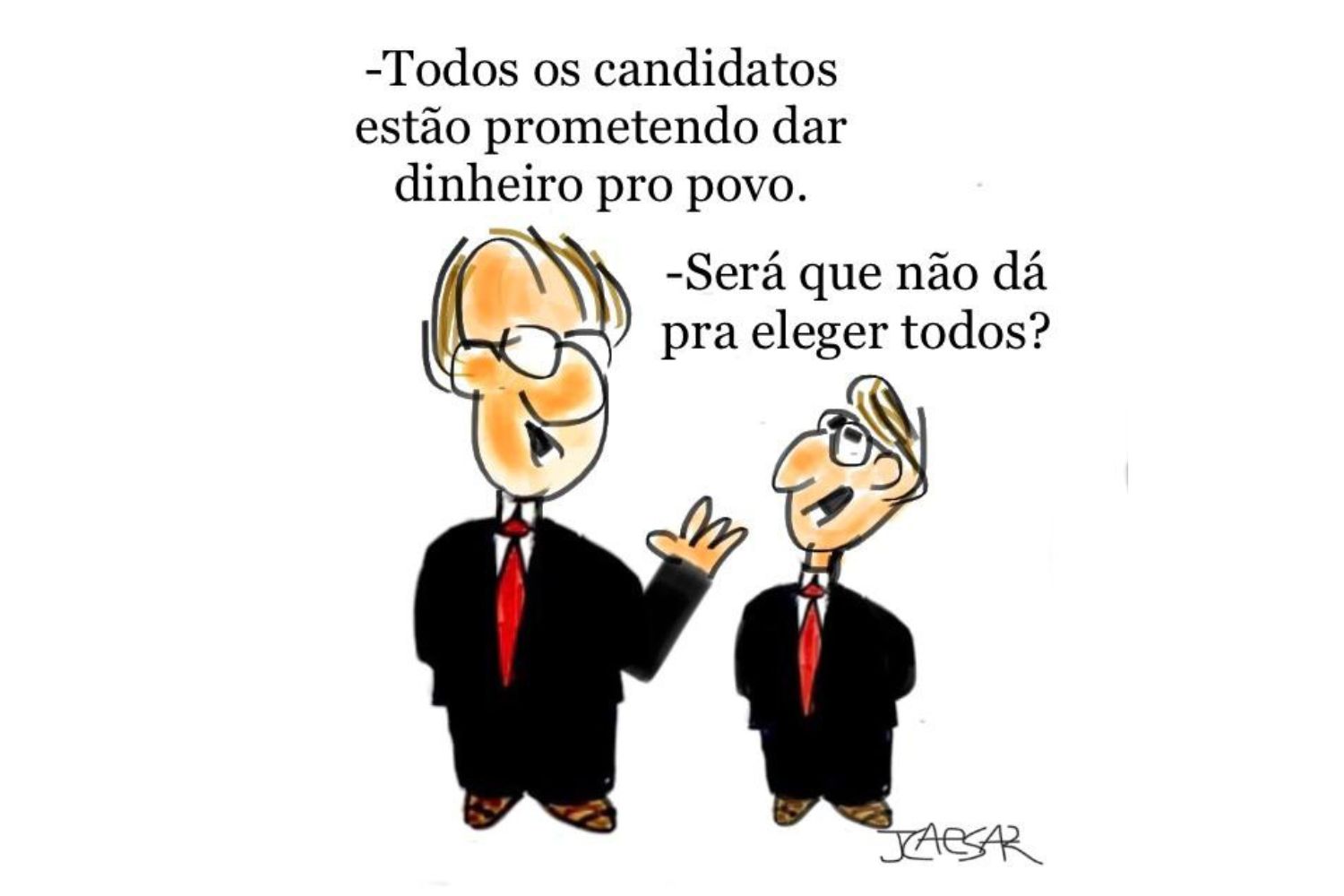Charge do JCaesar | VEJA