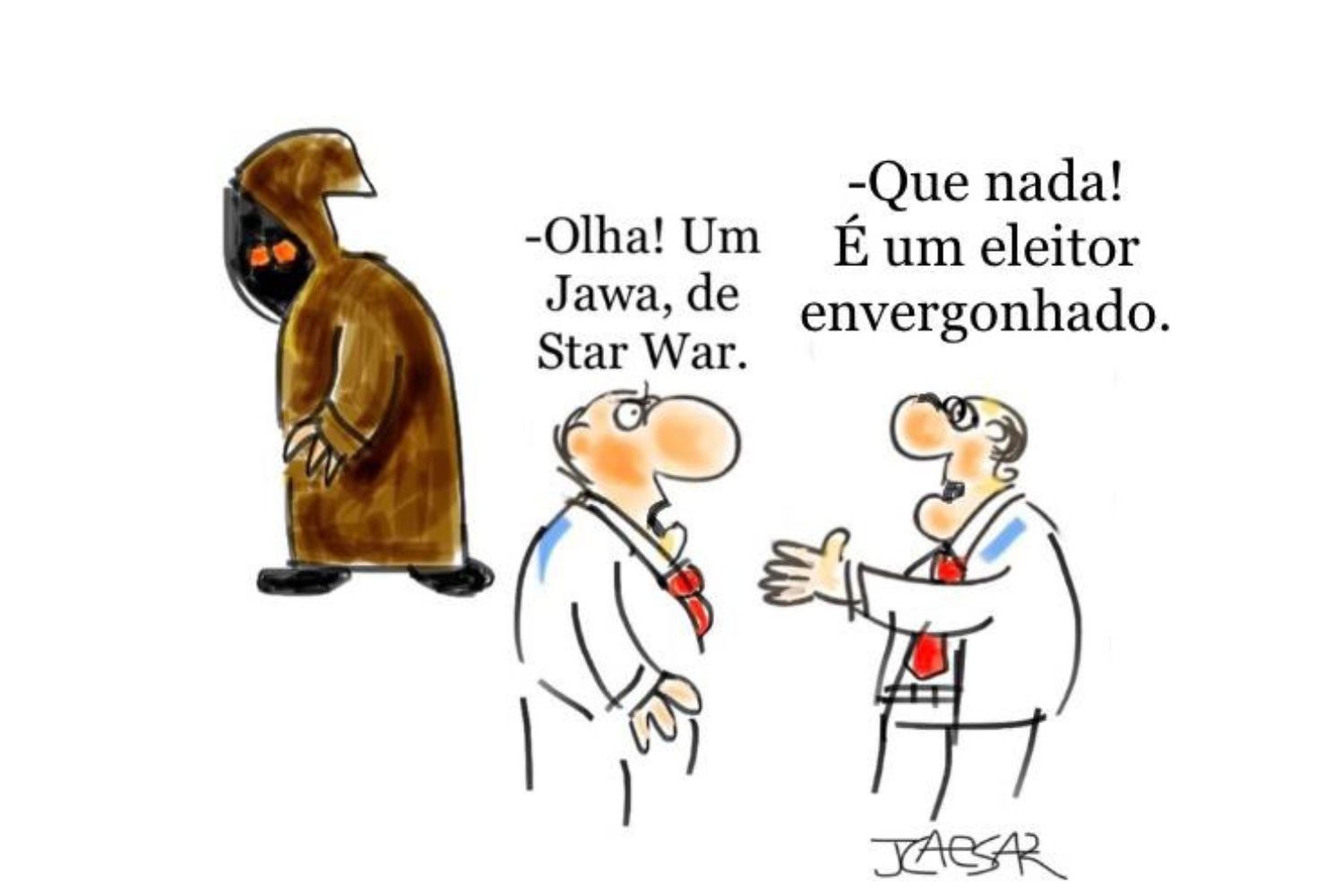 Charge do JCaesar | VEJA