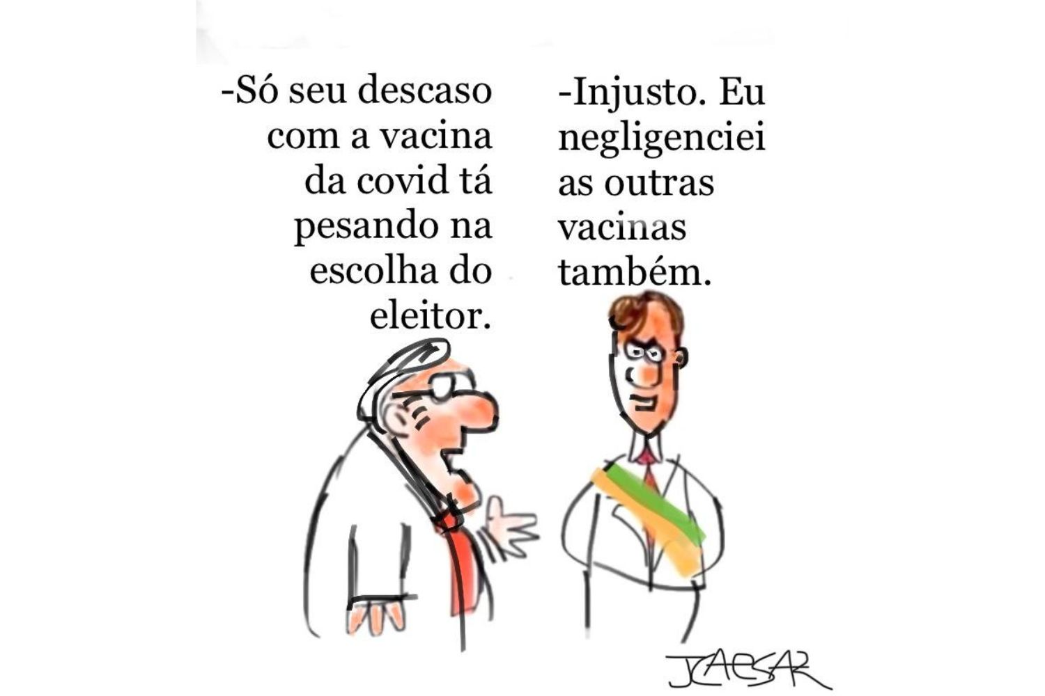 Charge do JCaesar | VEJA