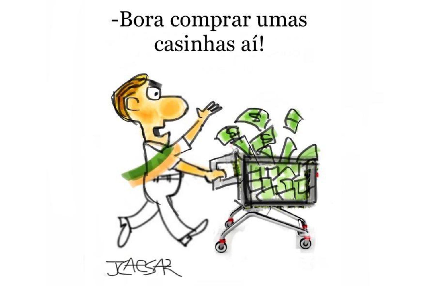 Charge do JCaesar | VEJA