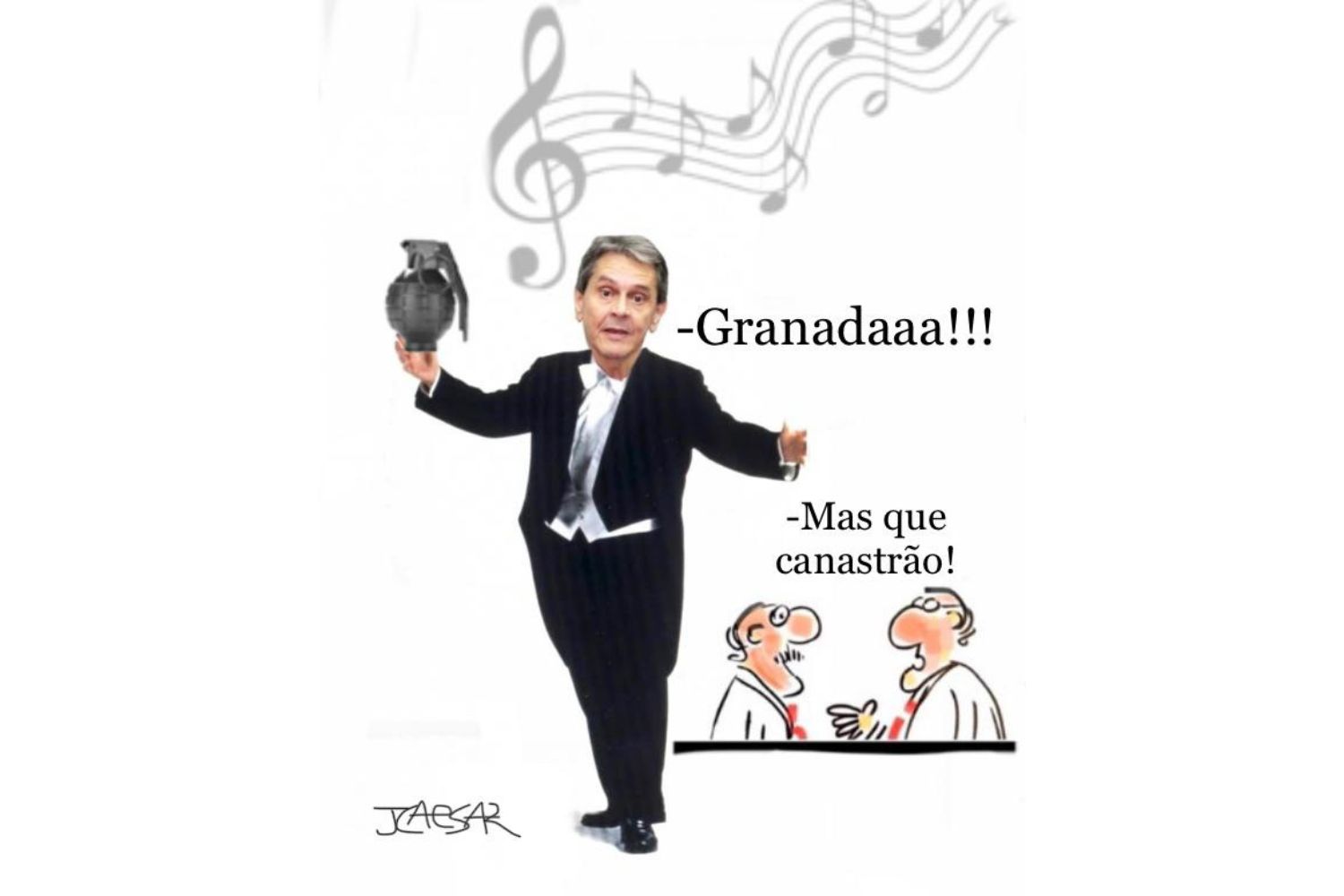 Charge do JCaesar | VEJA