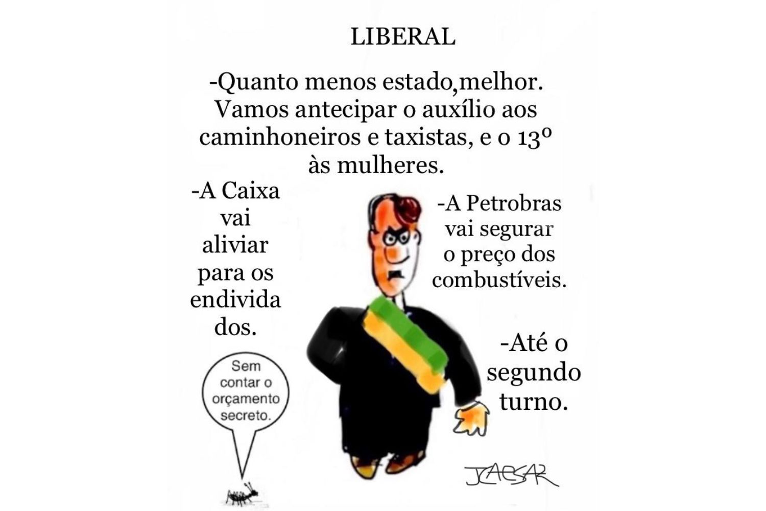 Charge do JCaesar | VEJA