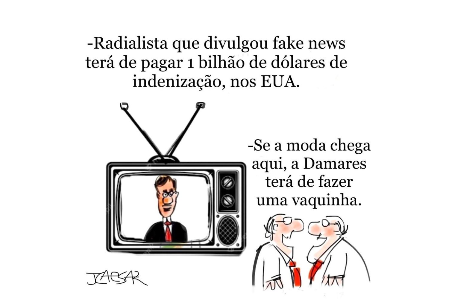 Charge do JCaesar | VEJA