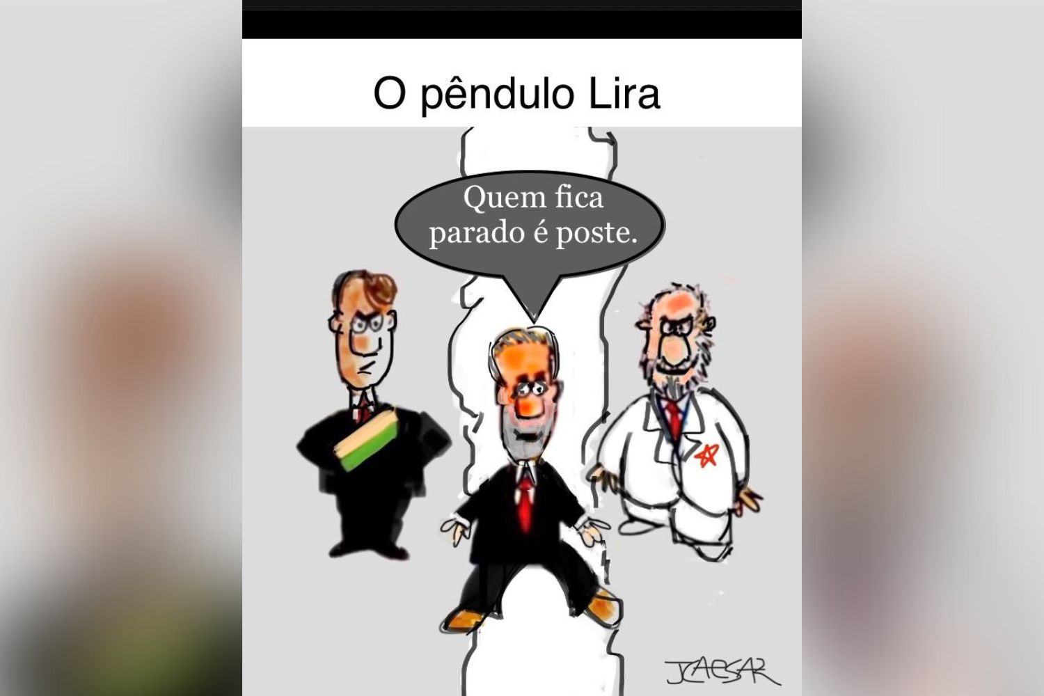 Charge do JCaesar | VEJA