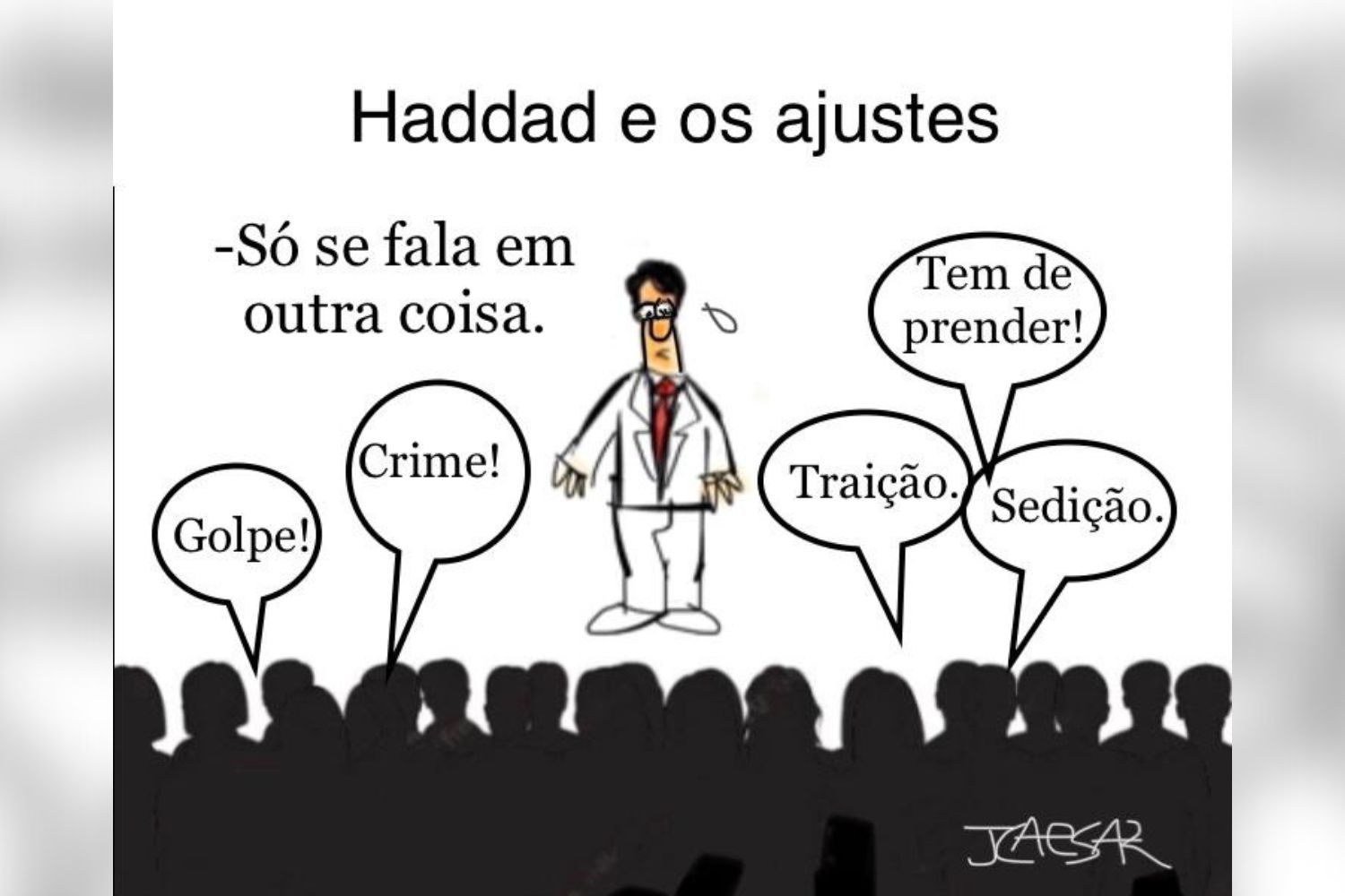 Charge do JCaesar | VEJA