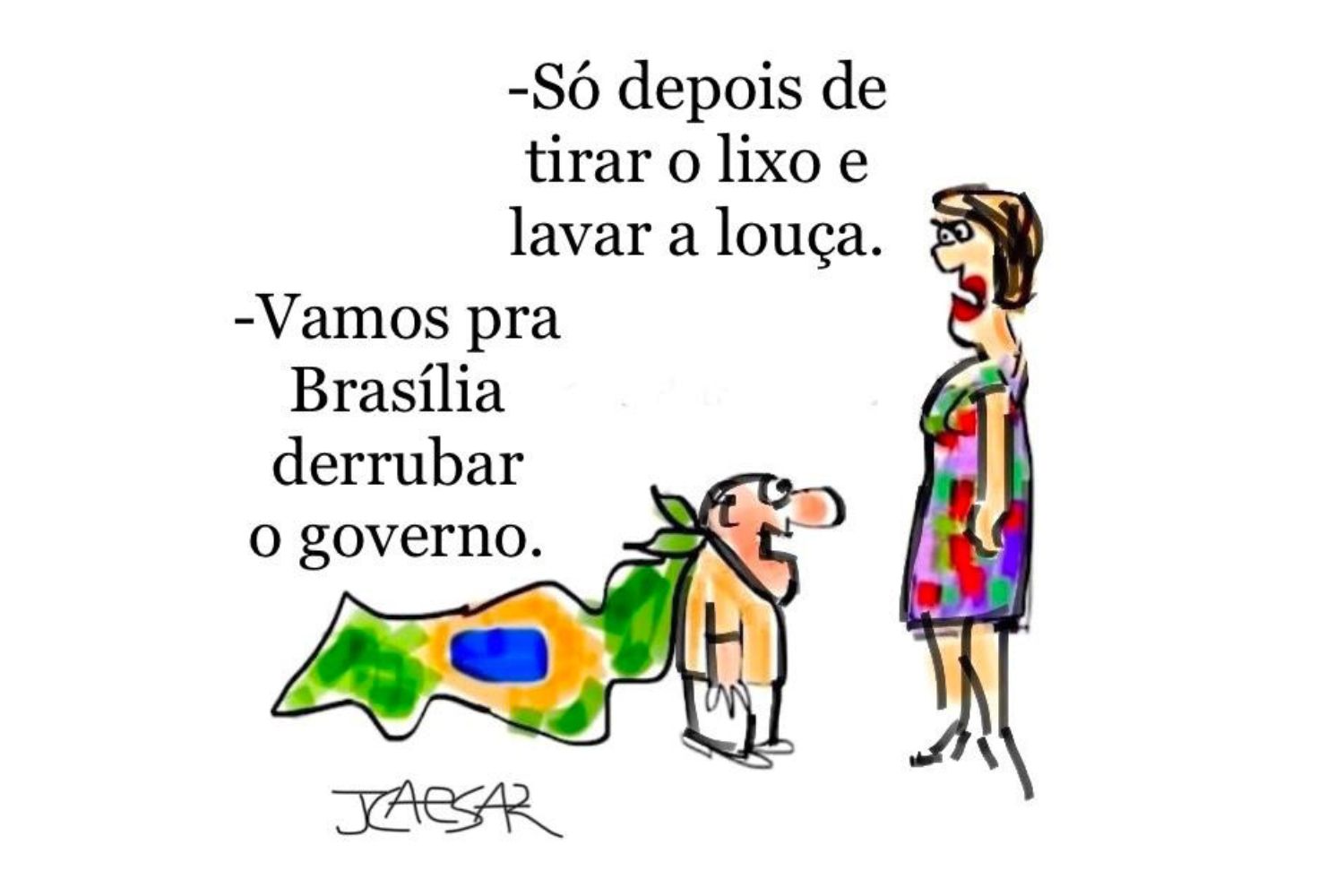 Charge do JCaesar | VEJA