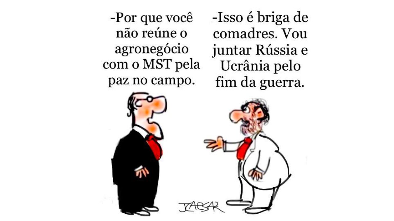 Charge do JCaesar | VEJA