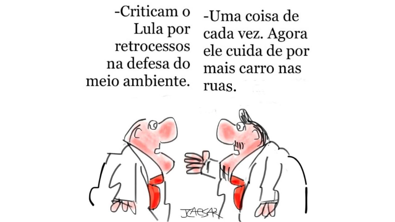 Charge do JCaesar | VEJA