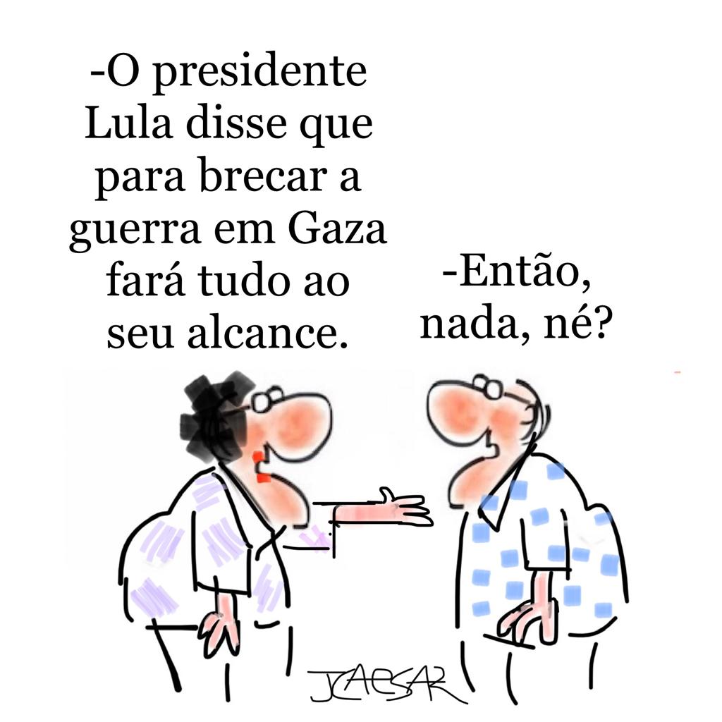Charge do JCaesar | VEJA