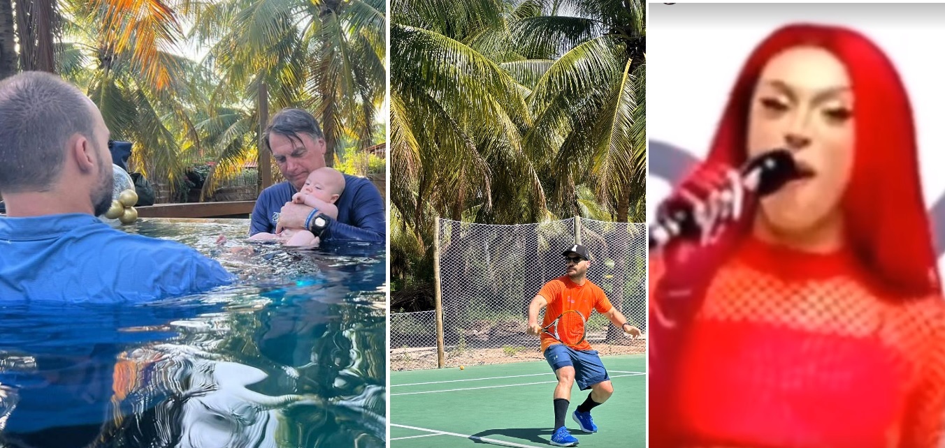 O recesso de ano novo da família Bolsonaro: aulas de tênis e Pabllo ...