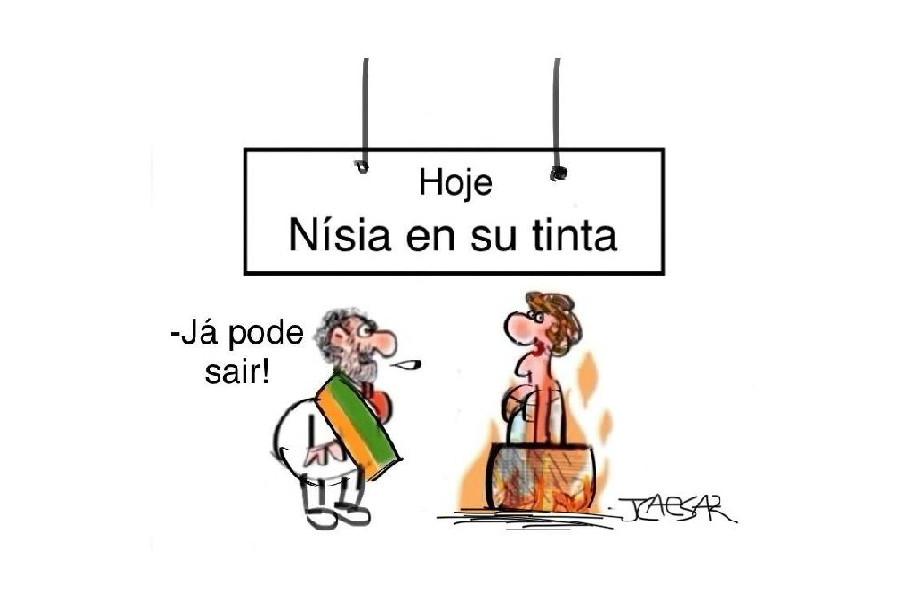 Charge do JCaesar: 26 de fevereiro | VEJA