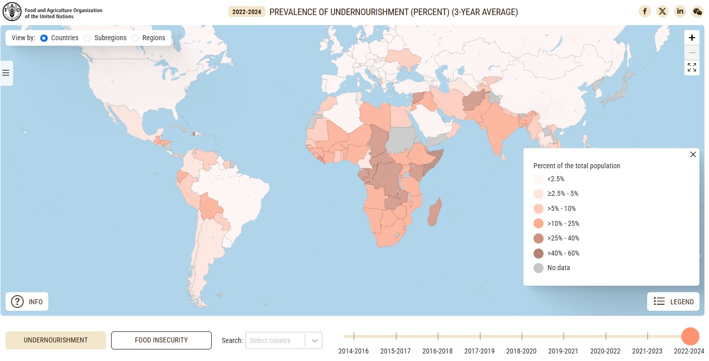 Após quatro anos, Brasil deixa novamente o Mapa da Fome da ONU | VEJA