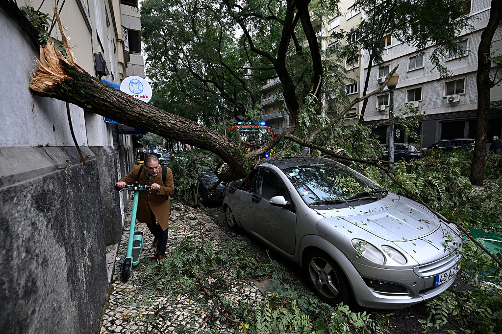 Tempestade mata dois em Portugal e deixa 800.000 sem luz antes de ...